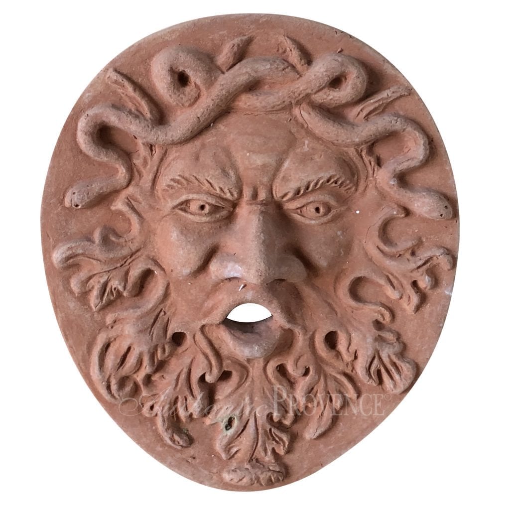 Medusa Relief | Italian Terra Cotta Relief | Fine Garden Antiques